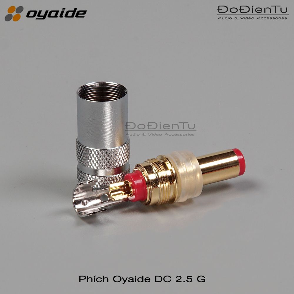 Phích cắm DC Oyaide DC 2.1G / 2.5G / 2.1GL / 2.5GL | Made in Japan | Đồ ...