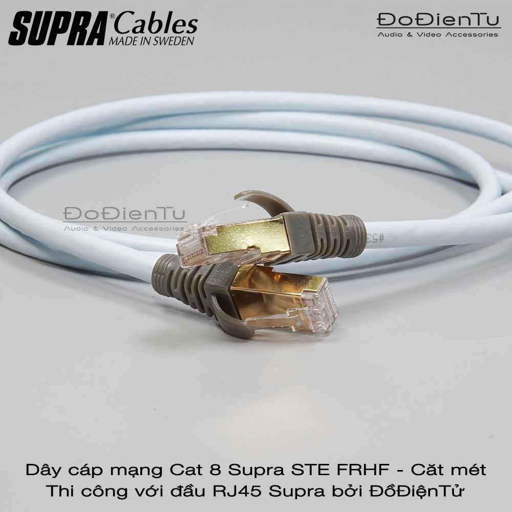 Dây Cáp Mạng Ethernet Supra CAT 8 Cắt Mét | Đồ Điện Tử