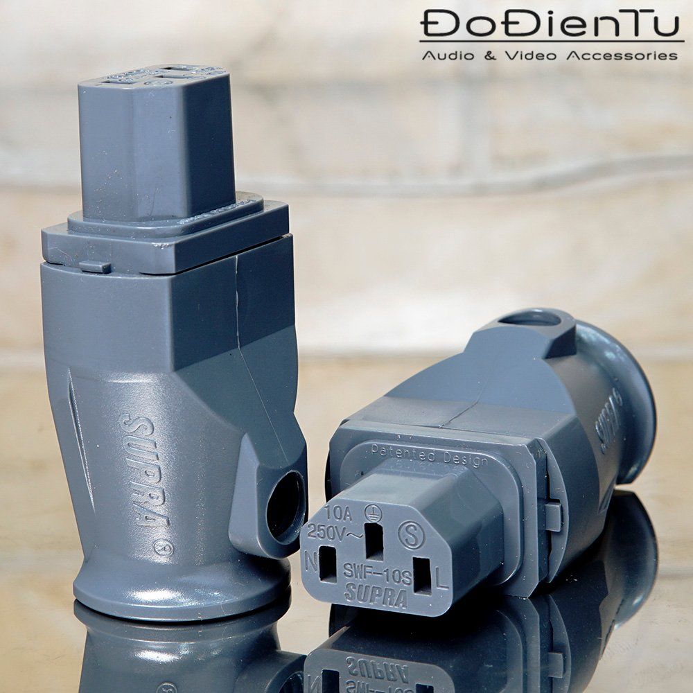 Phích cắm điện Supra MAINS PLUG SW-US Male | Đồ Điện Tử