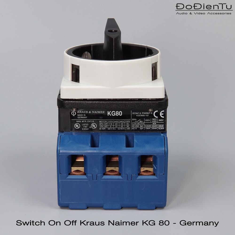 Công tắc nguồn 3 pha Kraus & Naimer KG 80 | Đồ Điện Tử