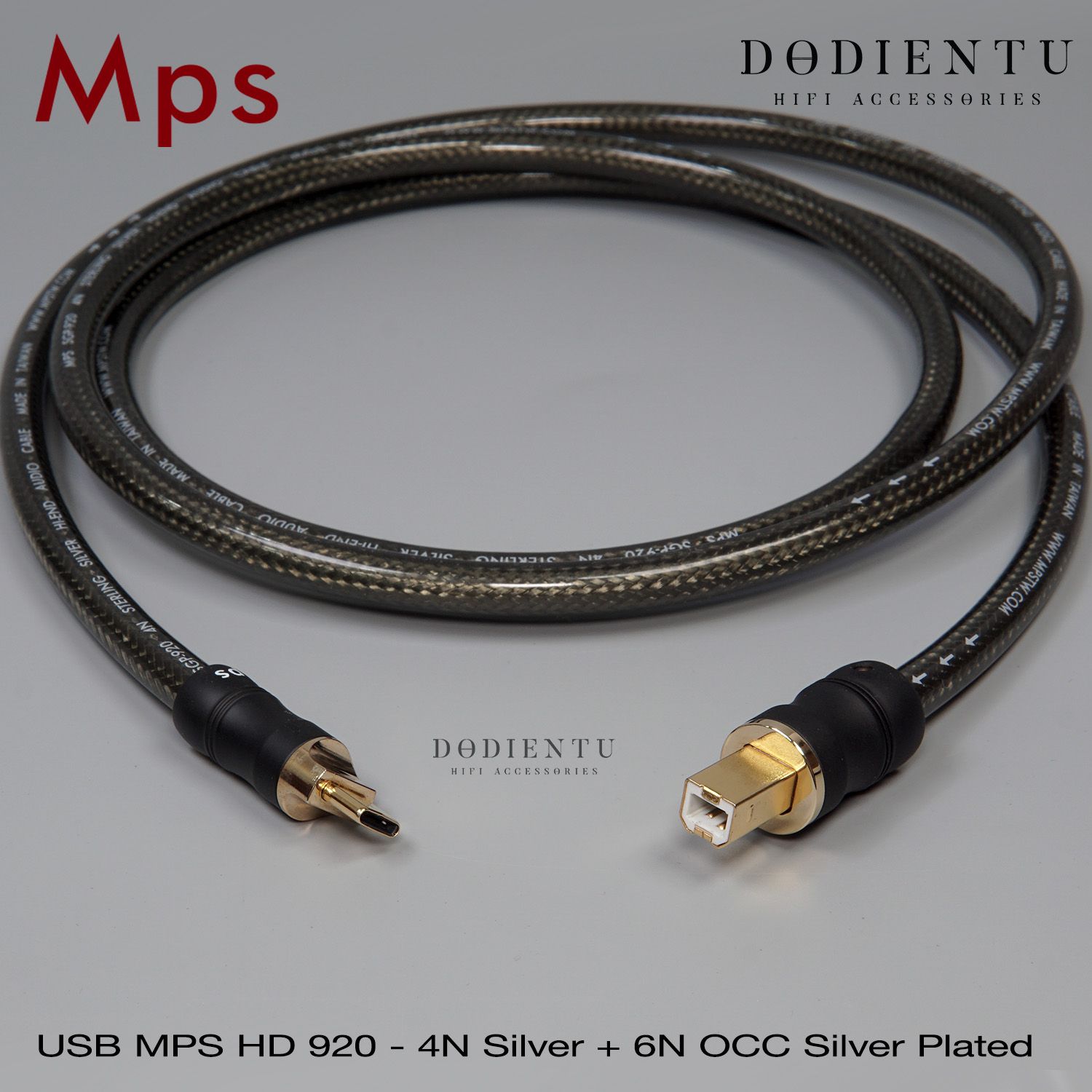 Dây USB MPS HD 920 - Purity 4N Silver + 6N OCC Silver Plated | Đồ Điện Tử
