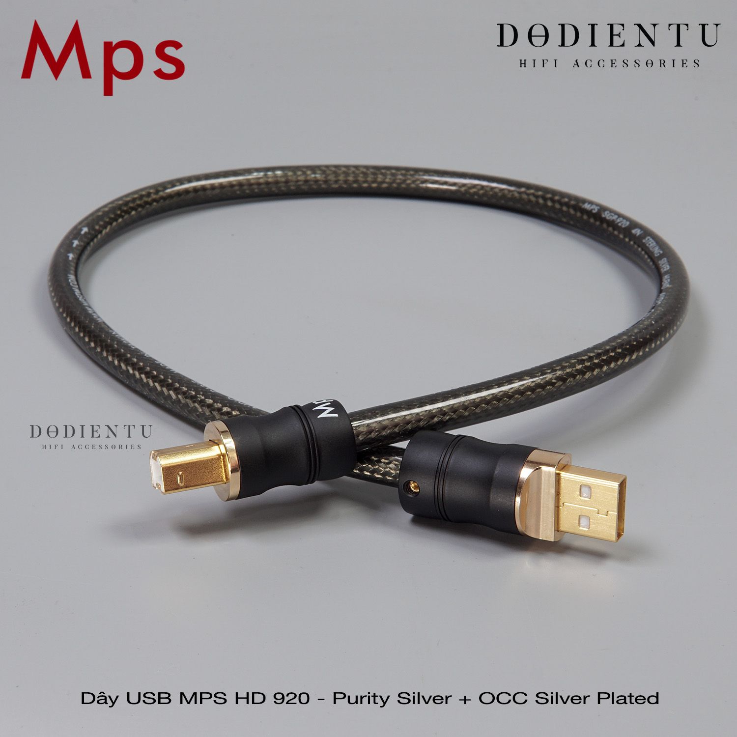 Dây USB MPS HD 920 - Purity 4N Silver + 6N OCC Silver Plated | Đồ Điện Tử