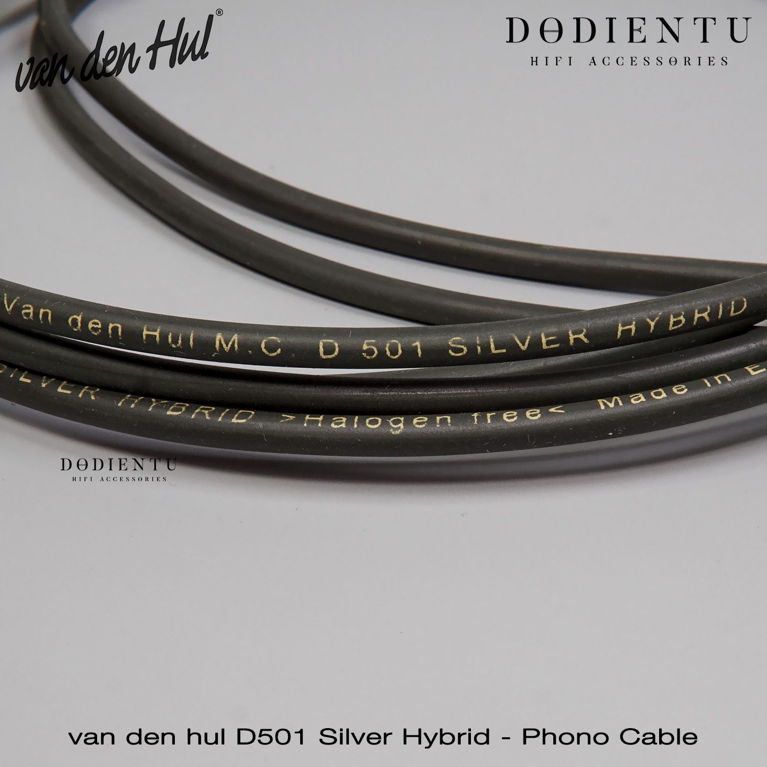 van den hul - The D 501 Silver Hybrid - Phono Cable RCA - RCA | Đồ Điện Tử