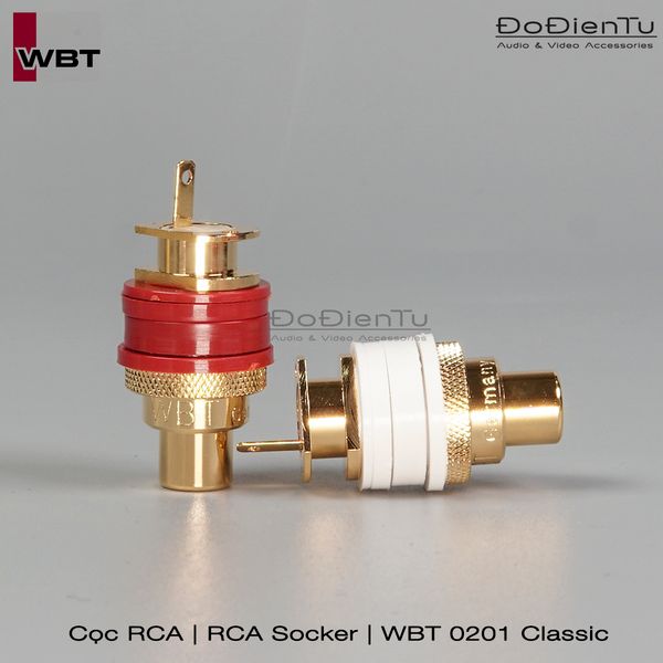 Cọc RCA WBT 0201 - Rca Socket WBT-0201 Classic ( Set of 2 ) | Đồ Điện Tử