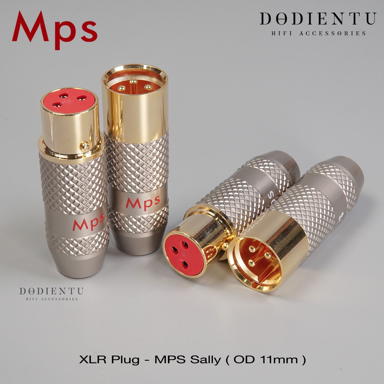 MPS Sally - Balanced XLR Plugs ⌀ 11 | Đồ Điện Tử
