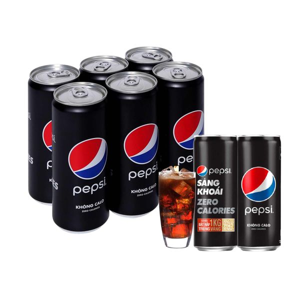 Nước ngọt Pepsi Zero Calories lon 320 ml (I0009274) – FARMERS MARKET