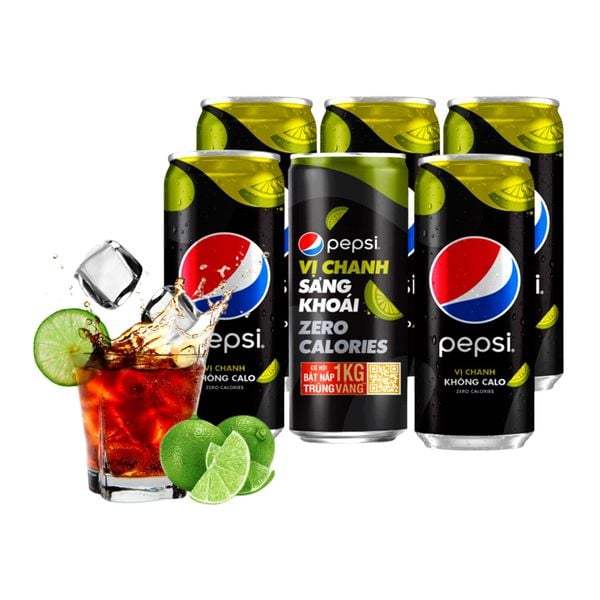 Nước ngọt Pepsi vị chanh không calo – FARMERS MARKET