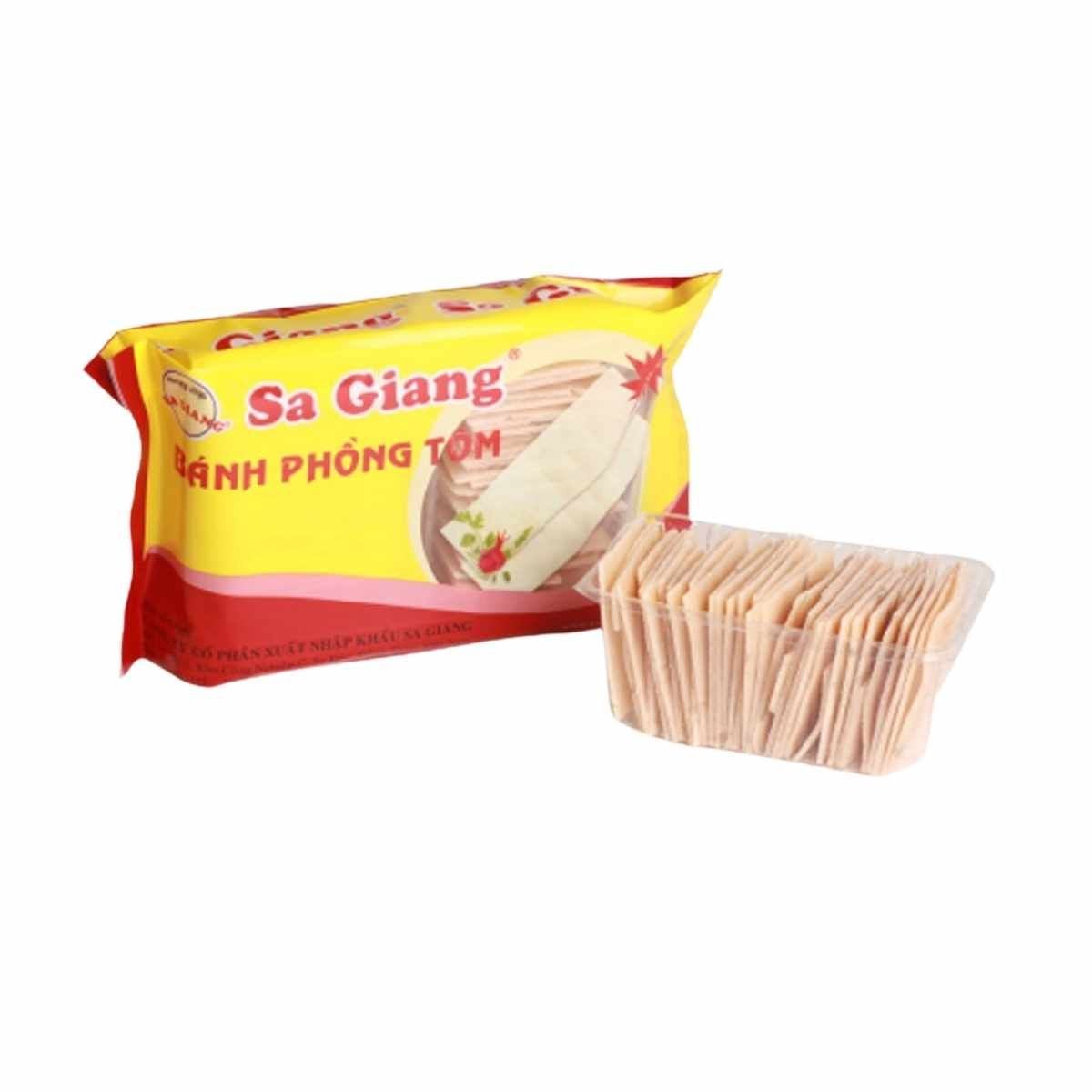 Bánh phồng tôm vuông Sa Giang túi 400 g – FARMERS MARKET