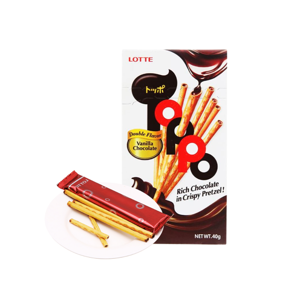 Bánh que Toppo Lotte nhân Socola hương Vani 40G (I0016386) – FARMERS MARKET