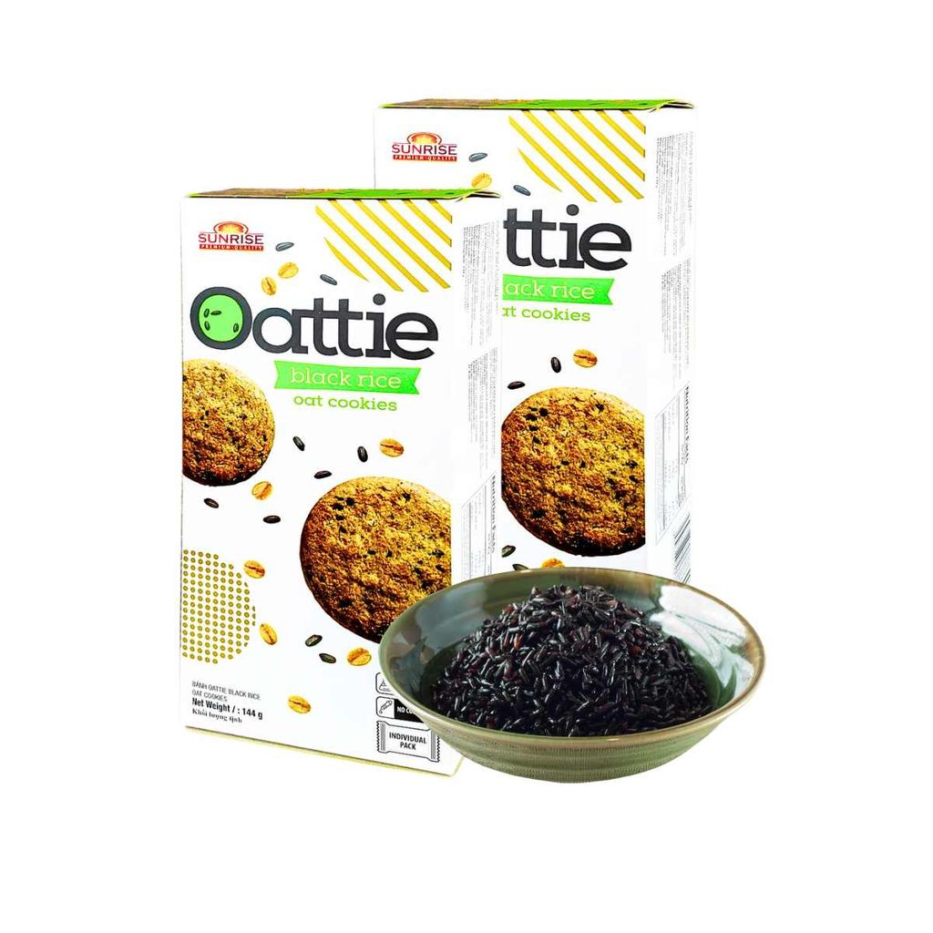 Bánh yến mạch nếp than Oattie 144 g (I0000167) – FARMERS MARKET