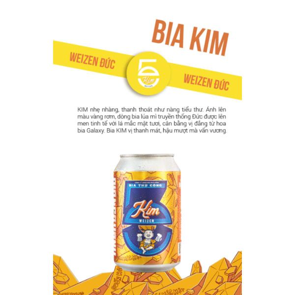 Bia Kim (German Weizen) lon 330ml – FARMERS MARKET