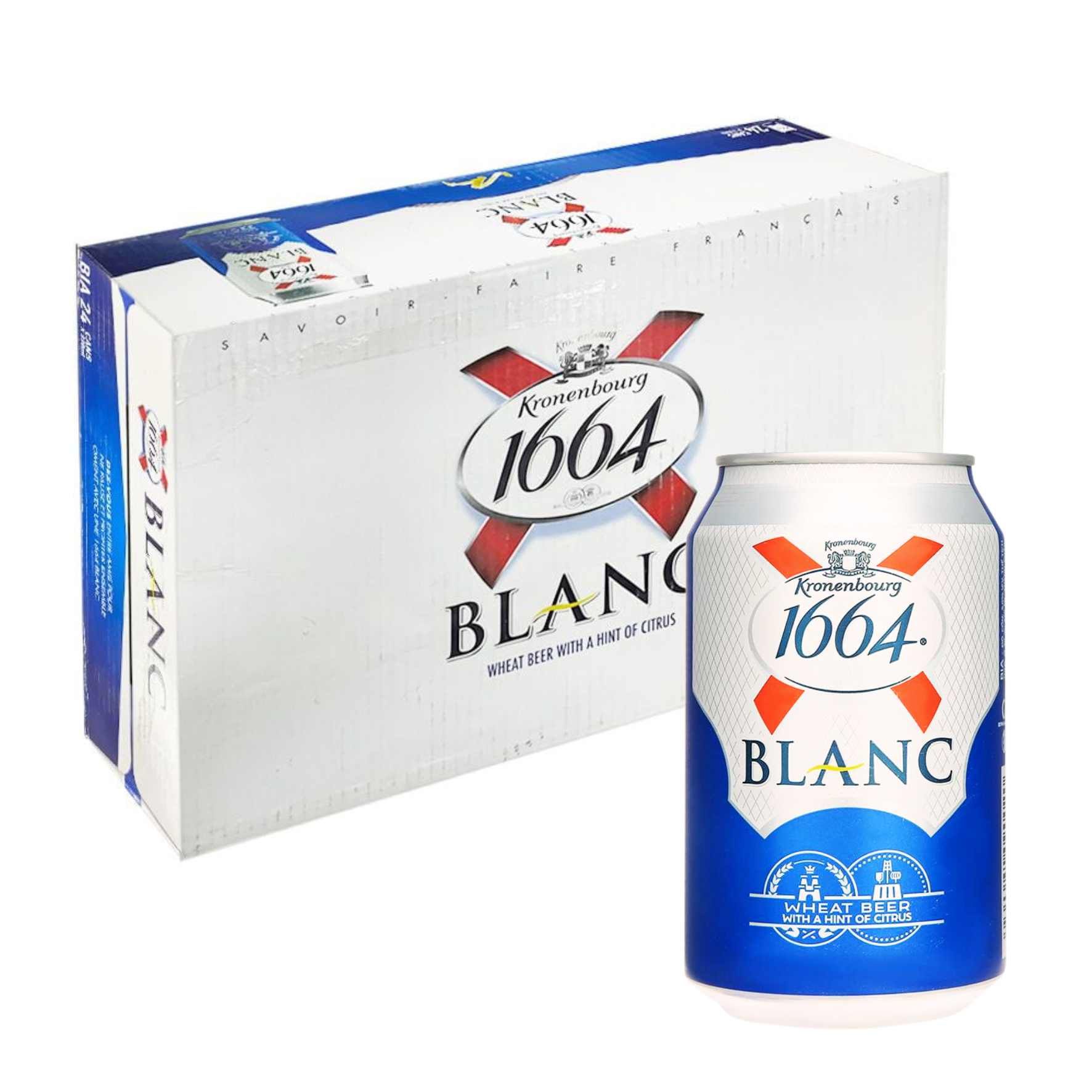 Bia Kronenbourg 1664 Blanc lon 330ml – FARMERS MARKET
