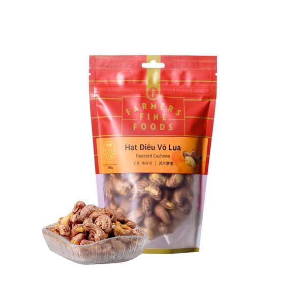 Hạt điều vỏ lụa Farmers Fine Foods 180 g – FARMERS MARKET