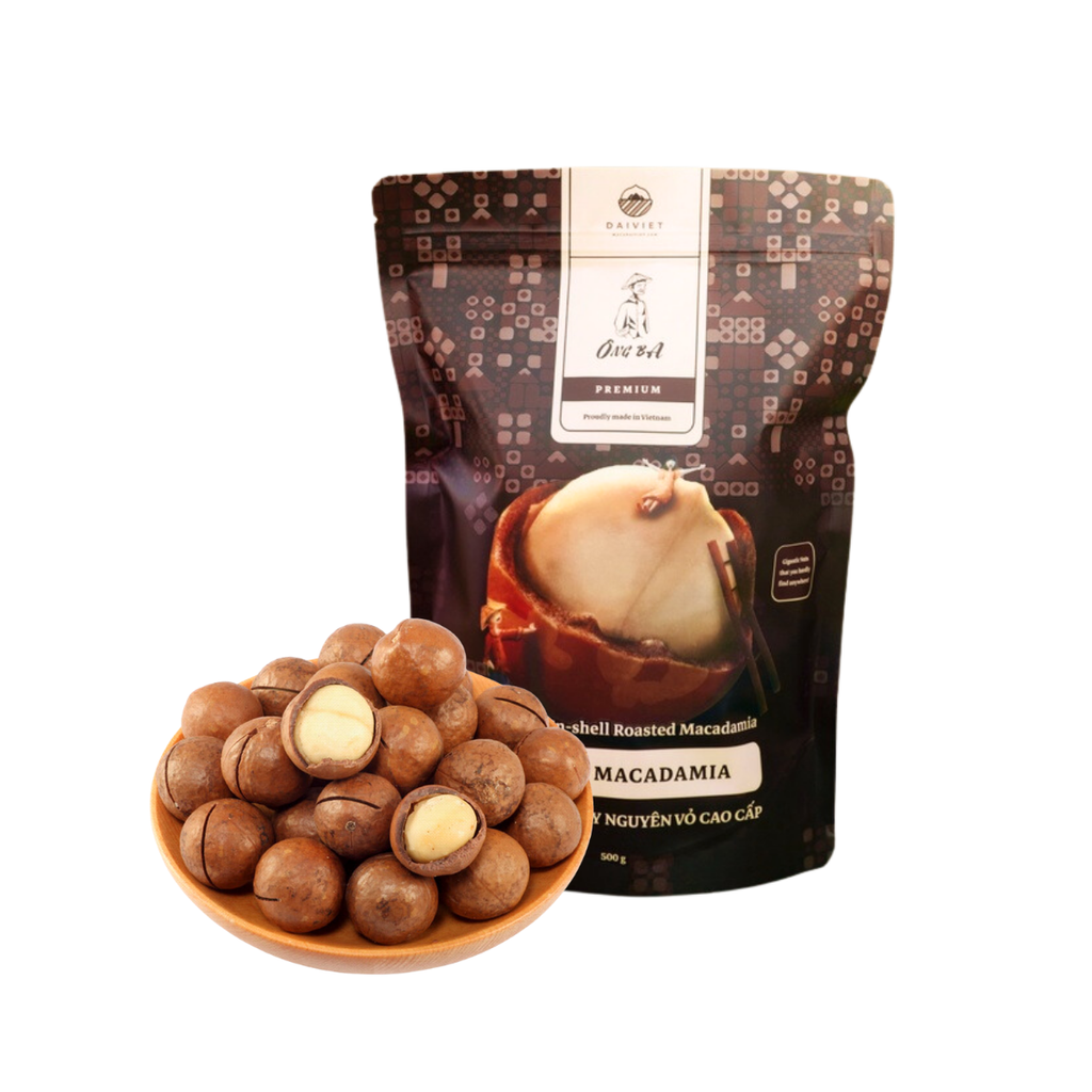 Hạt Macca Ông Ba nguyên vỏ thượng hạng túi 500 g (I0015725) – FARMERS ...