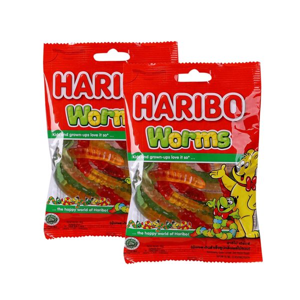 Kẹo dẻo Worms Haribo 80 g (I0000348) – FARMERS MARKET