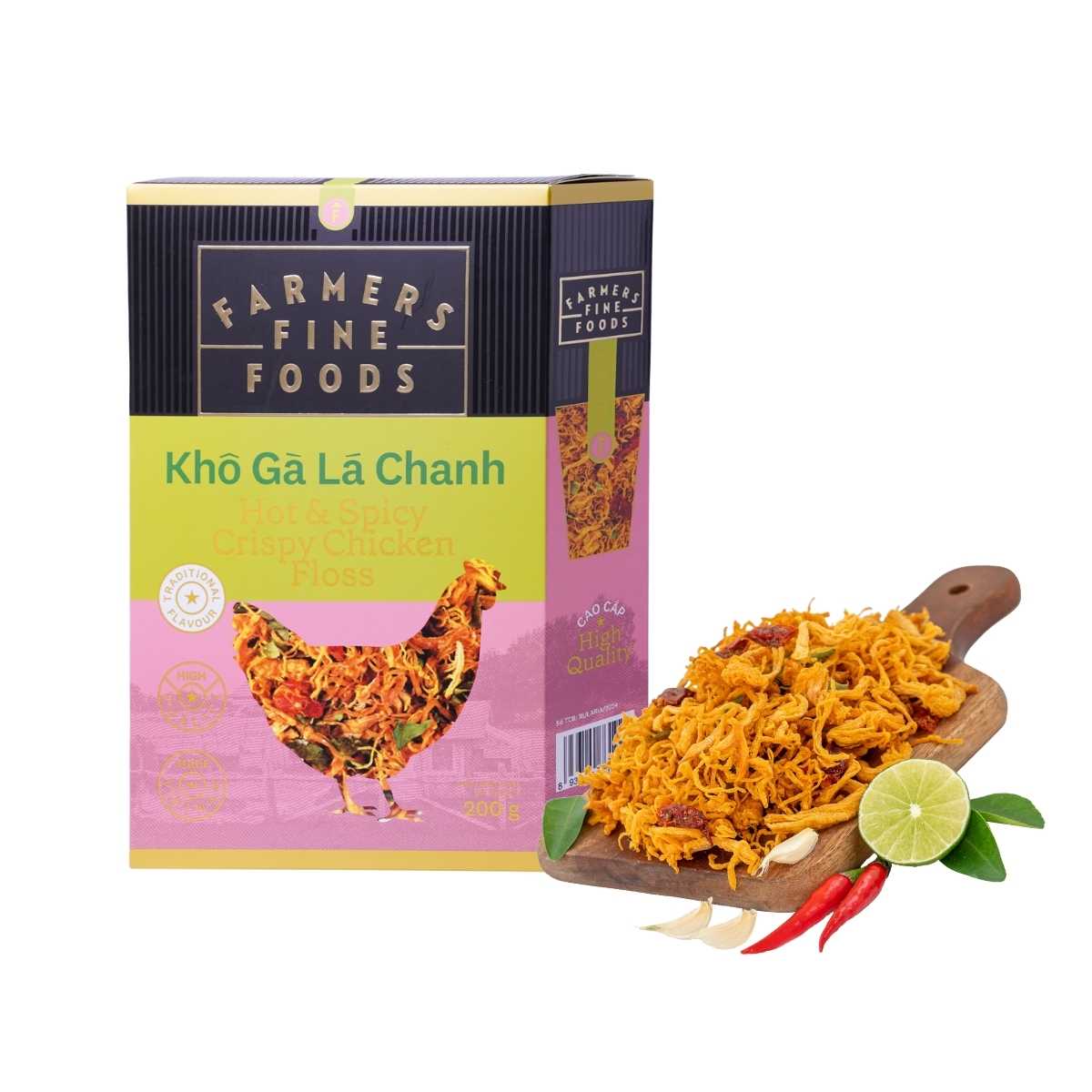 Khô gà lá chanh Farmers Fine Foods 200G – FARMERS MARKET