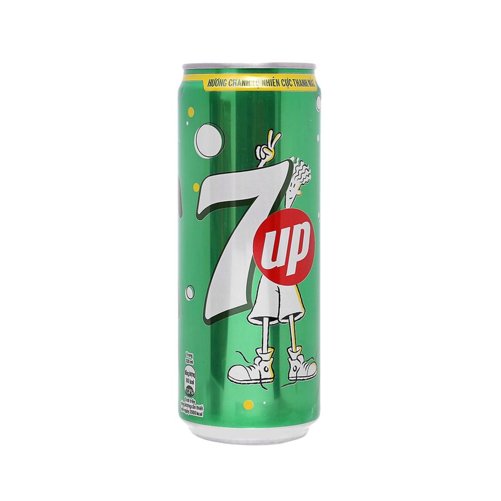 Nước ngọt 7Up hương chanh lon 330 ml (I0009272) – FARMERS MARKET