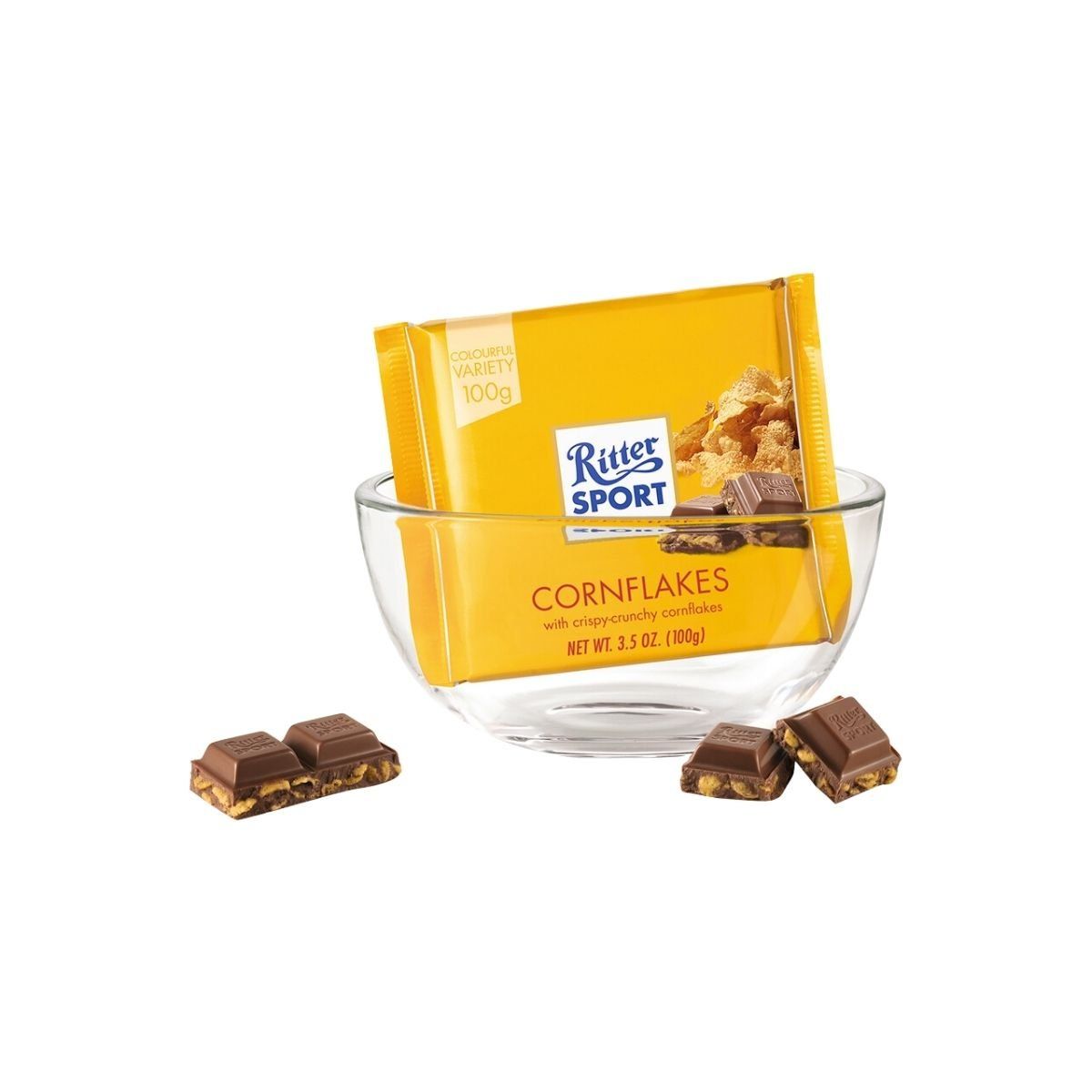 Socola sữa mảnh ngô Ritter Sport 100 g (I0011649) – FARMERS MARKET