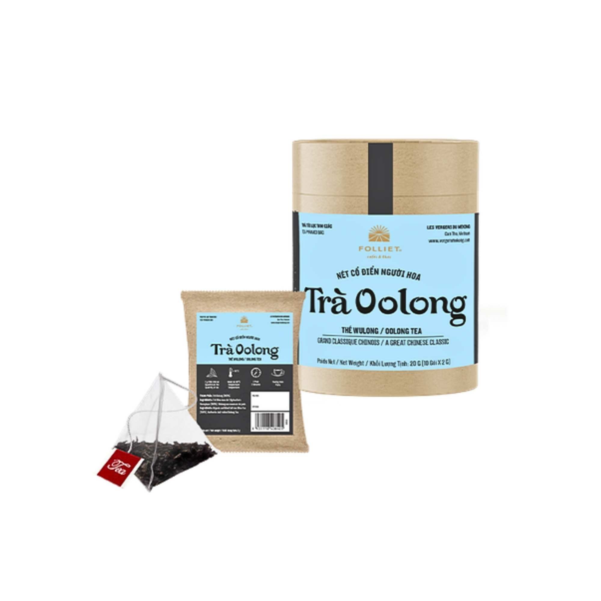 Trà Oolong Foliet hộp 20 g – FARMERS MARKET