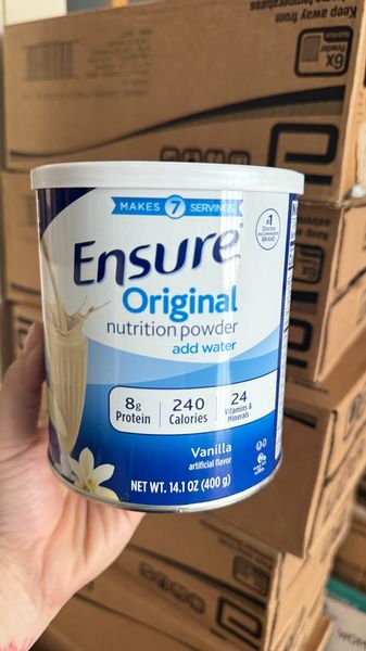 Sữa Ensure Original Nutrition Powder vanilla 400gr của Mỹ – Chuyên hàng ...