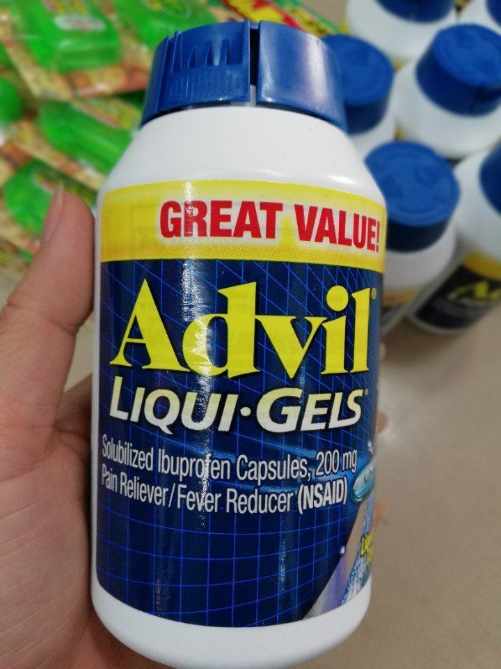 Thuốc giảm đâu Alvil Liquid Gels 200mg của Mỹ hộp 200 viên – Chuyên ...