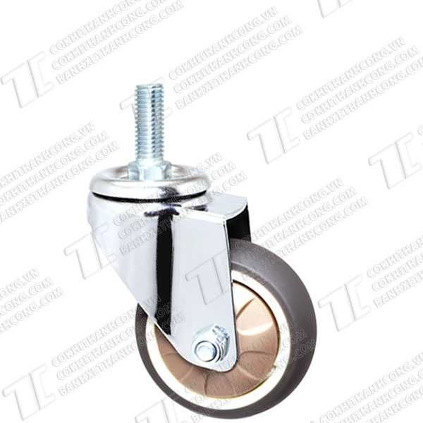 Bánh xe cao su nhiệt nâu TCF75 Vít – cokhithanhcong162