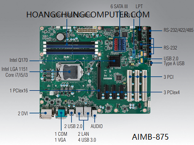 Bo mạch chủ máy công nghiệp Advantech AIMB-785G2-00A1E LGA1151 – hoangchungshop
