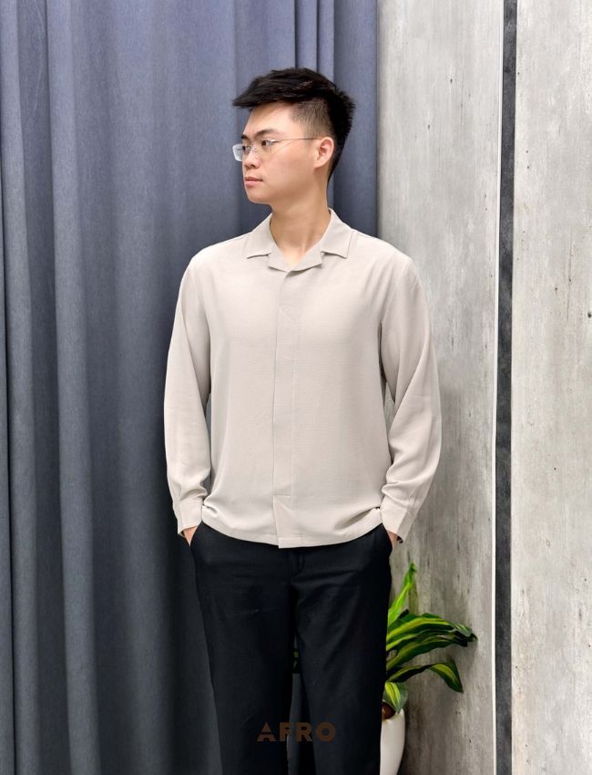 Somi nam Open-Collar ANDZ Hàn Quốc – Korean Authentic Menswear