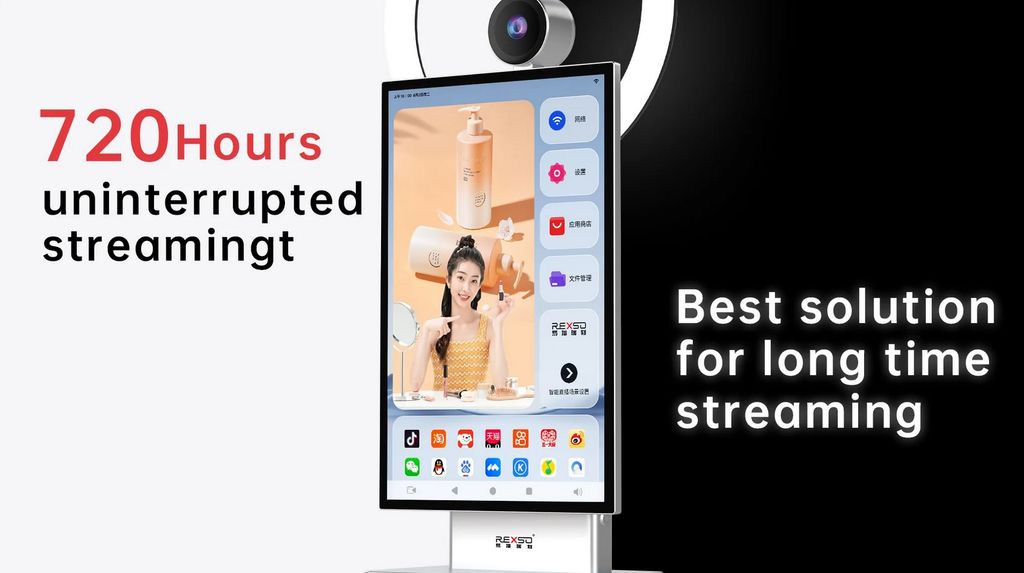 Máy livestream đa năng REXSO EASY LIVE 16.1 inch /256GB/Camera 4K ( T – Titishop