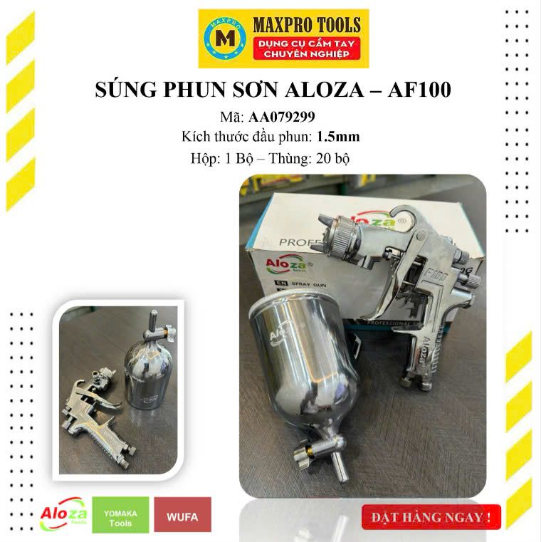 Bình sơn cao cấp Aloza AF100 - 400cc ( bình trên ) – Maxpro