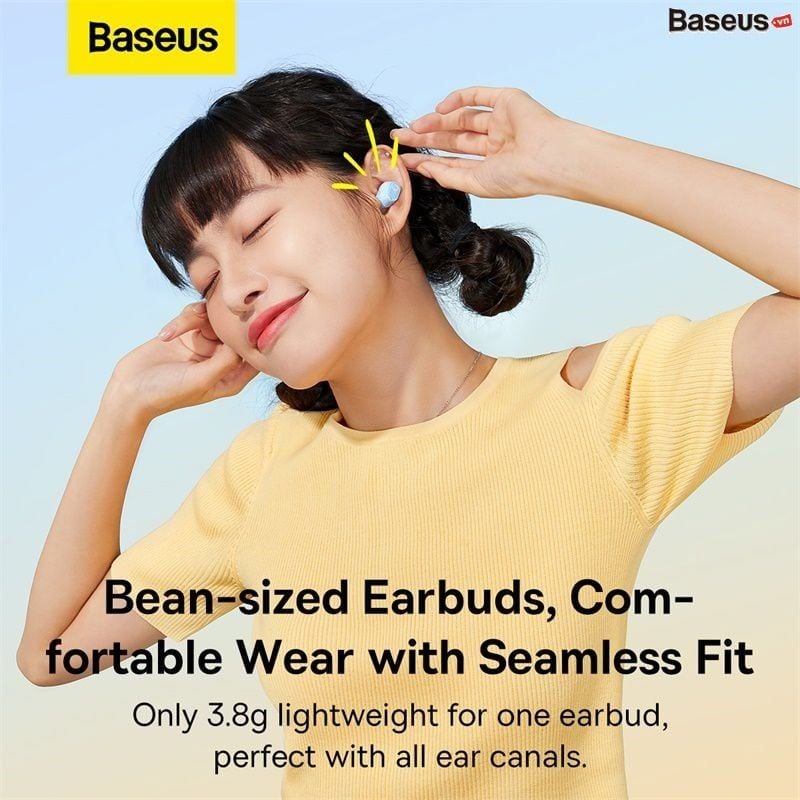 Baseus WM02- Tai Nghe Không Dây Baseus Bowie WM02 True Wireless Earbud