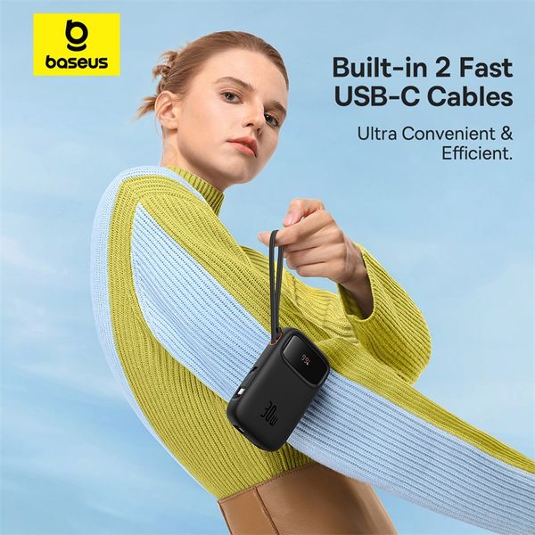 Pin Sạc Dự Phòng Baseus Qpow 2 Digital Display 30W