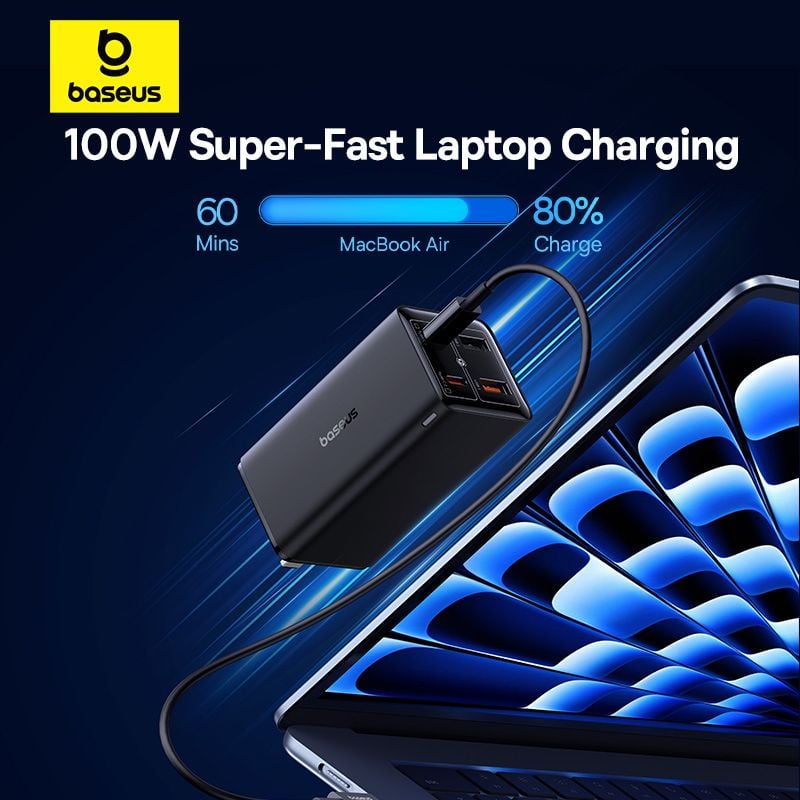 Củ Sạc Nhanh Baseus GaN6 Pro Fast Charger 2C+2U 100W