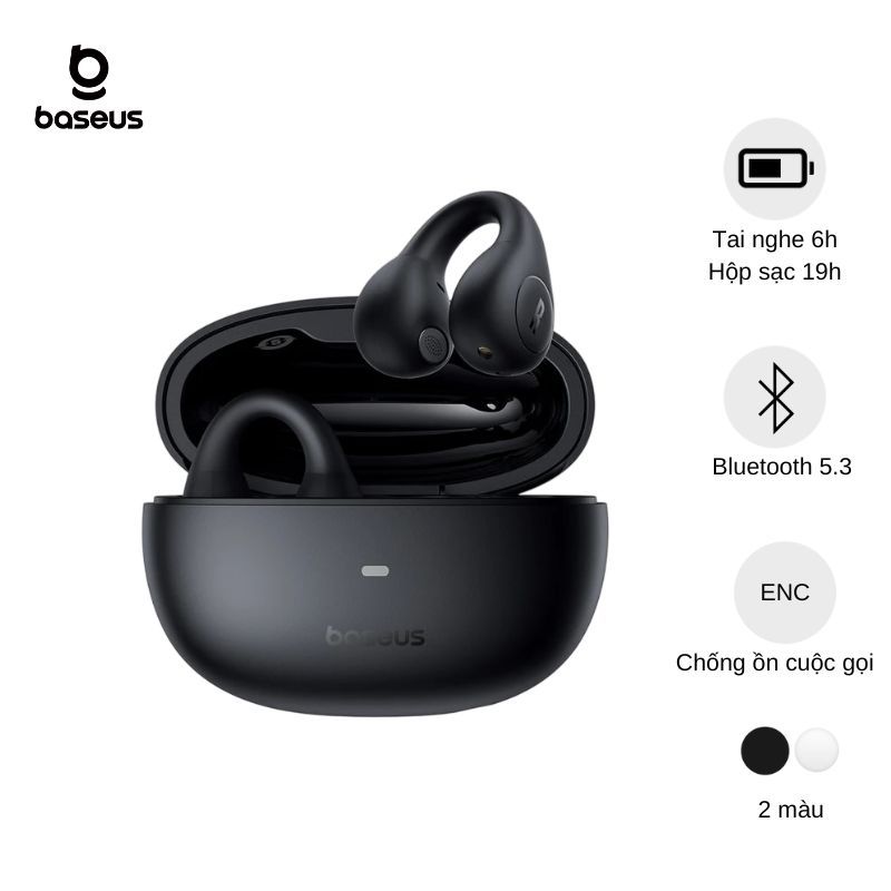 Tai Nghe Bluetooth Baseus AirGo AS01 Open-Ear TWS Earbuds
