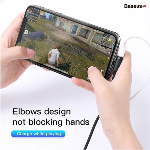 Cáp Lightnning Baseus Entertaining Audio Data Cable (vừa sạc vừa nghe