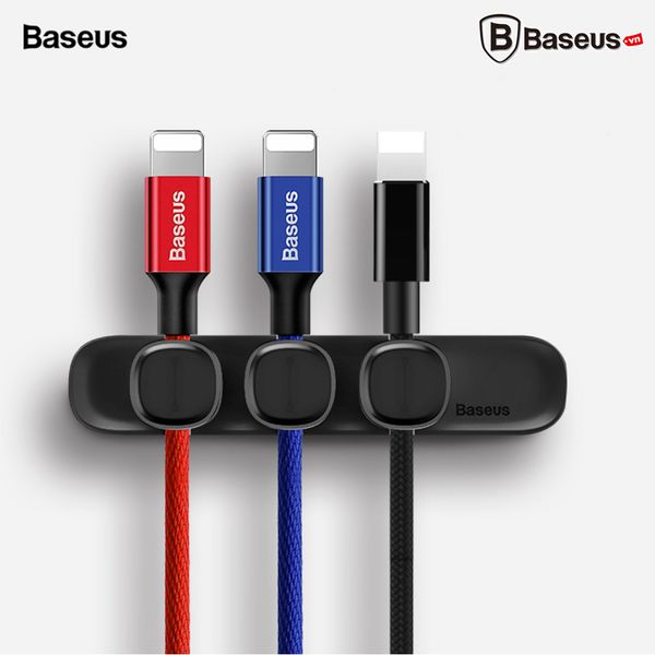 Bộ đế giữ cáp Baseus Peas Cable Clip LV165 (Magnetic Cable Clip For Mo