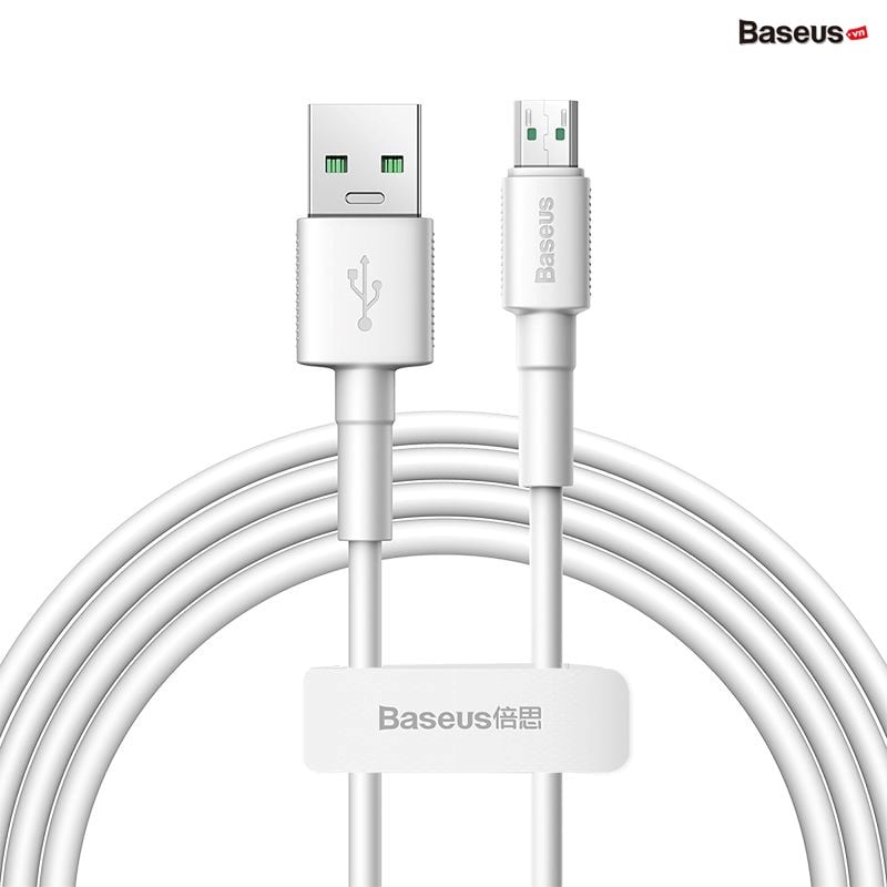Baseus Mini White Cable USB For Micro 4A Baseus Mini White Cable USB For Micro 4A