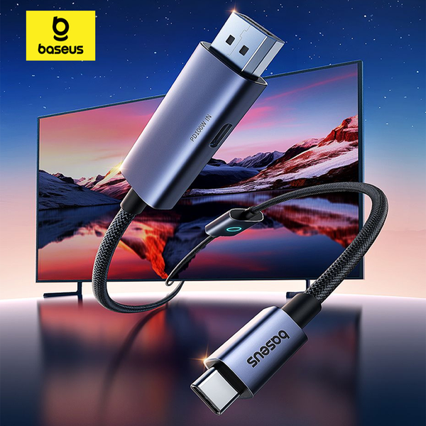 Cáp Chuyển Baseus High Definition Series Type-C to DP 8K Adapter 1.5m
