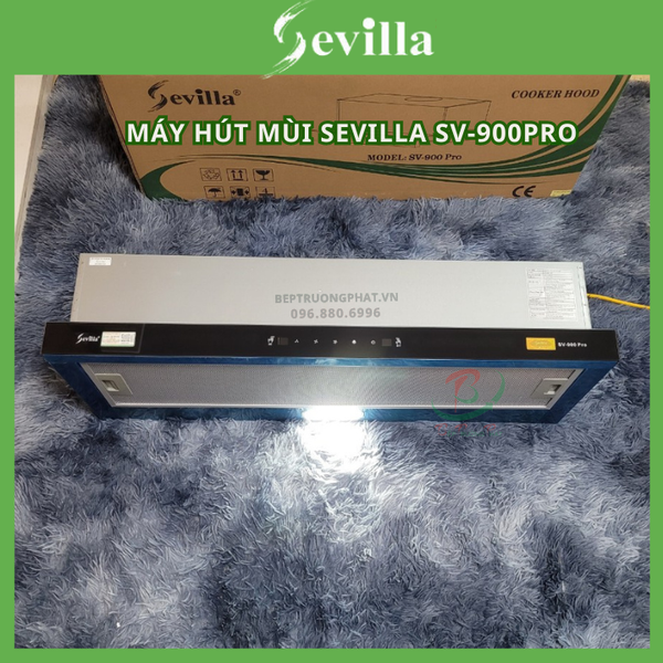 Máy hút mùi âm tủ Sevilla SV-900 Pro, hút khỏe, chạy êm – Bếp Trường Phát