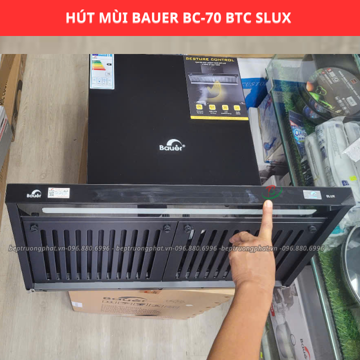 Máy hút mùi chữ T Bauer BC 70 BTC SLUX - BH chính hãng 2 năm (mẫu mới ...