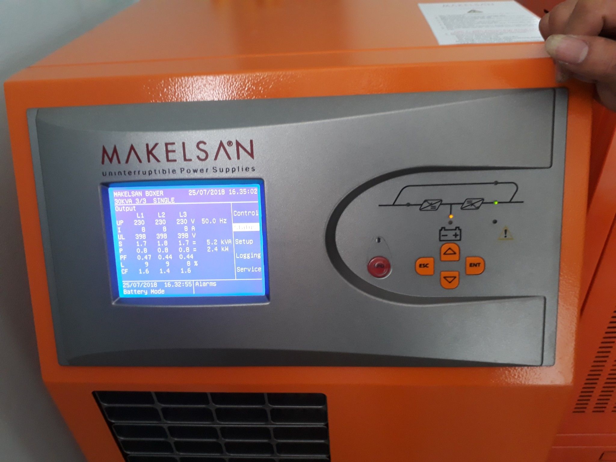 Bộ lưu điện Makelsan Boxer series 3/3 10kVA – Ntech với 20 năm kinh ...