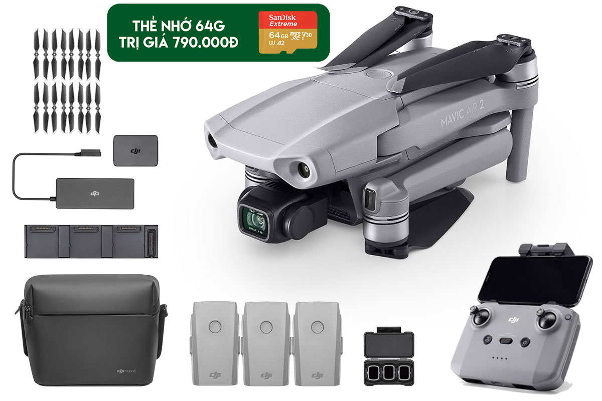DJI MAVIC AIR 2 COMBO NK PP B o Hanh c Quy n t 2010