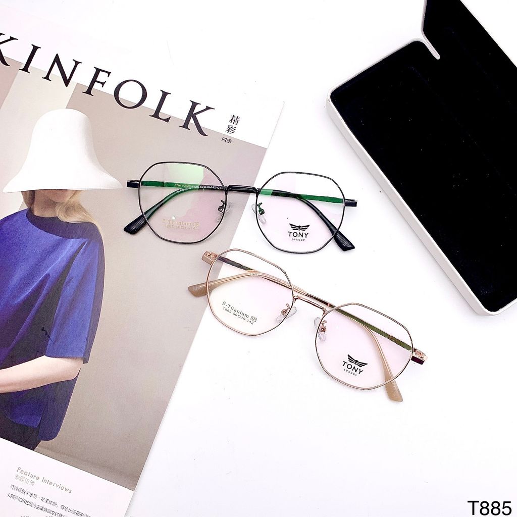 Gọng kính cận chính hãng Tony Luxury T885 – Tonyluxury.vn