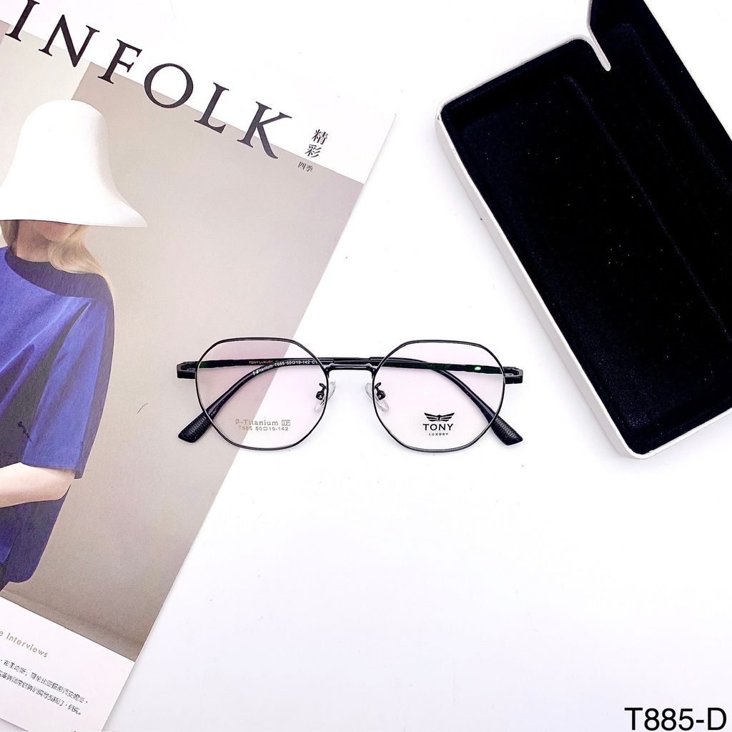 Gọng kính cận chính hãng Tony Luxury T885 – Tonyluxury.vn