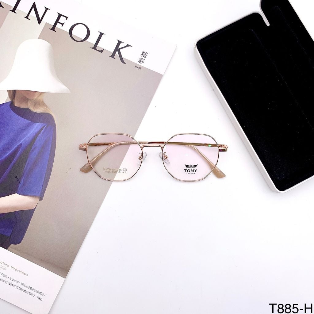 Gọng kính cận chính hãng Tony Luxury T885 – Tonyluxury.vn