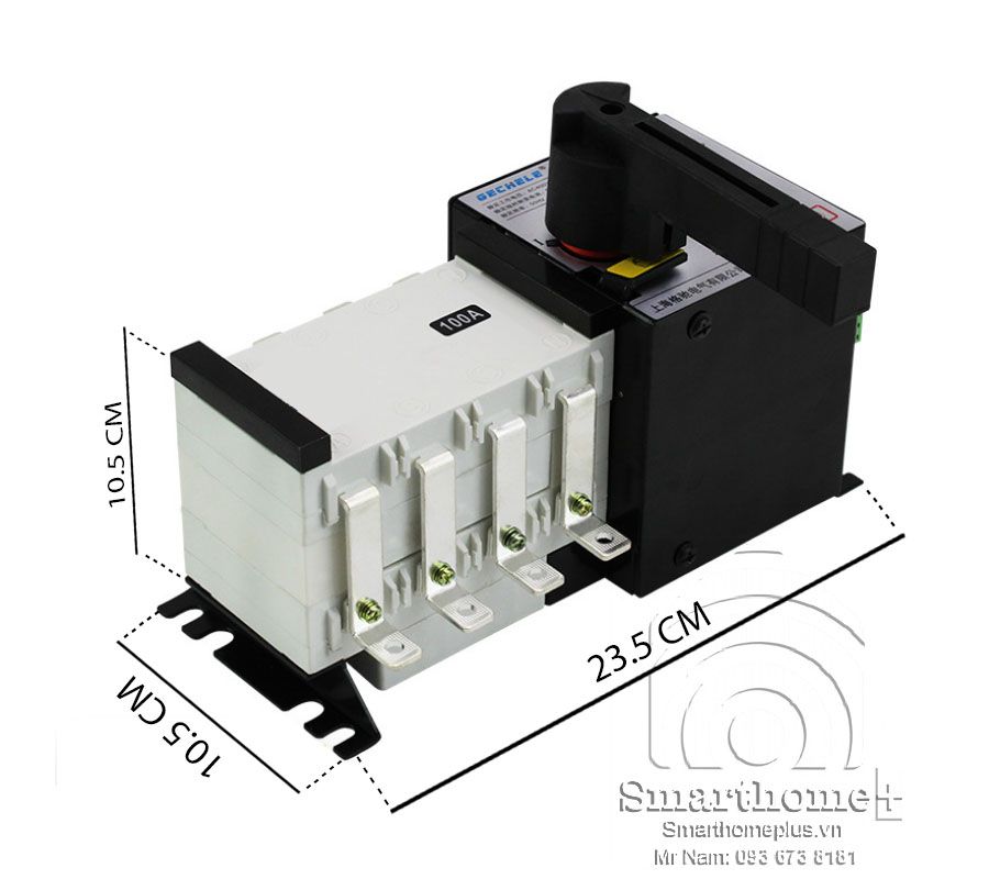 Cầu Dao Đổi Nguồn Tự Động ATS 100A 3 Pha SHP-ATS6 – SmartHomePlus Việt Nam - Thiết bị điện thông ...