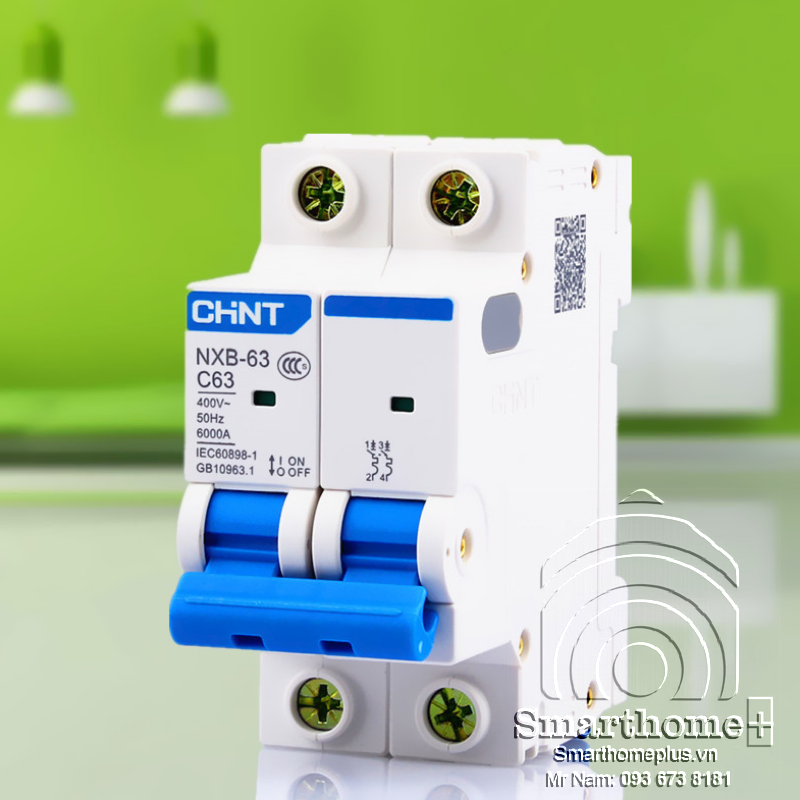 Aptomat Cầu Dao Tự Động Bảo Vệ Quá Tải 1 Pha Chint -smarthomeplus.vn – SmartHomePlus Việt Nam ...