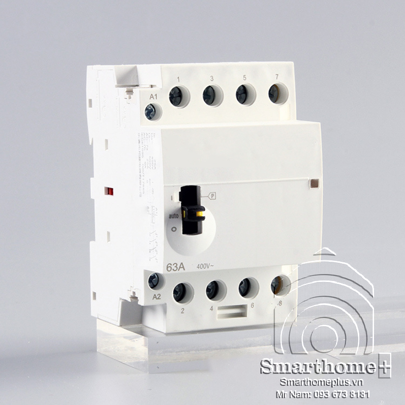 Khởi Động Từ Contactor Hỗ Trợ Công Tắc Tay 3 Pha 4P-Smarthomeplus.vn ...