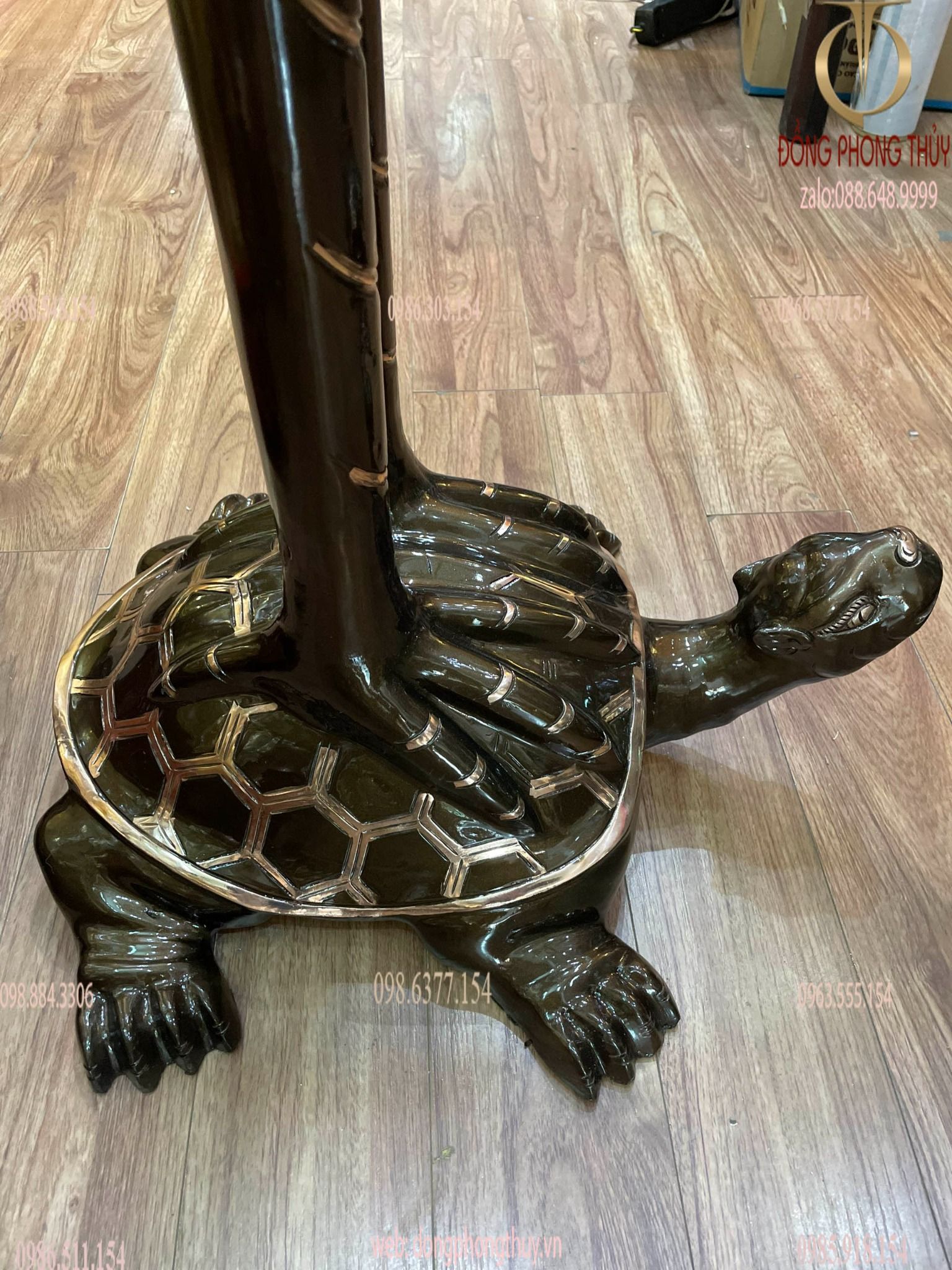 Đôi hạc đồng 1m55 đồng đỏ 80kg – Đồng Phong Thủy