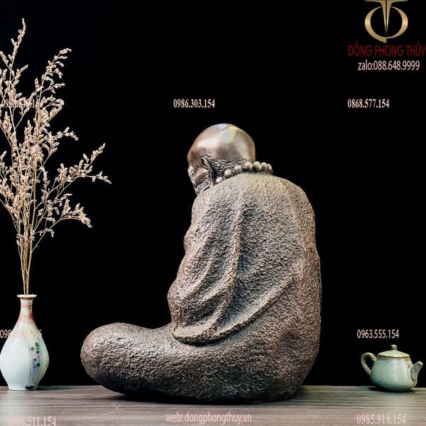 Tượng Bồ Đề Đạt Ma – Đồng Phong Thủy